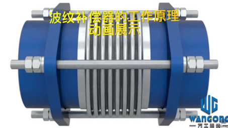 ...波纹伸缩器的工作原理动画展示,管道多少米需要安装一个呢?补偿量...