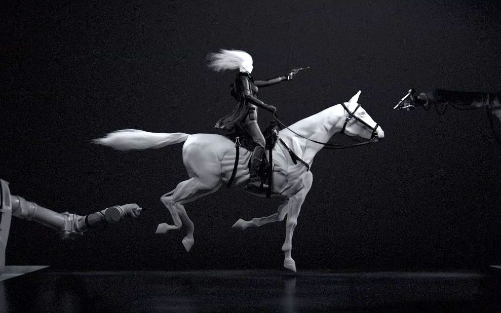 陈聪同学的C4D毕业作品,临摹致敬《西部世界》片头标题设计