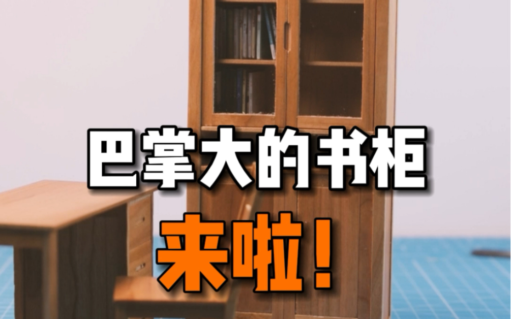 自制微缩书柜,一个巴掌装不下