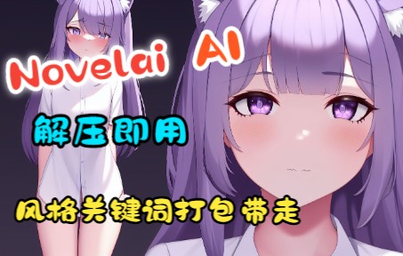【AI绘画】超详细novelai教程!解压即用,超分无损图片以及各种风格...