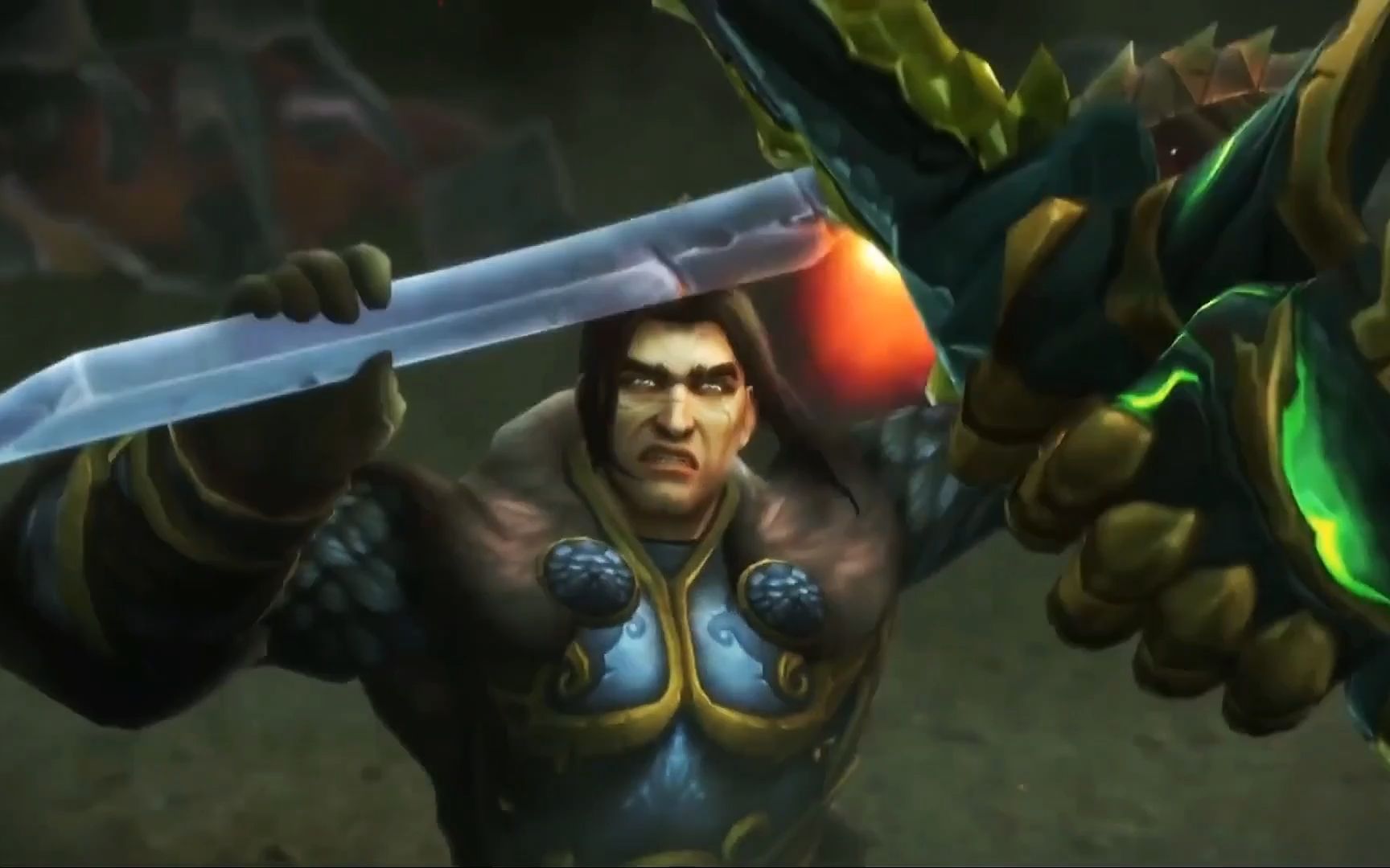 魔兽世界7.0 军团再临 人类国王瓦里安·乌瑞恩之死 110级版本CG...