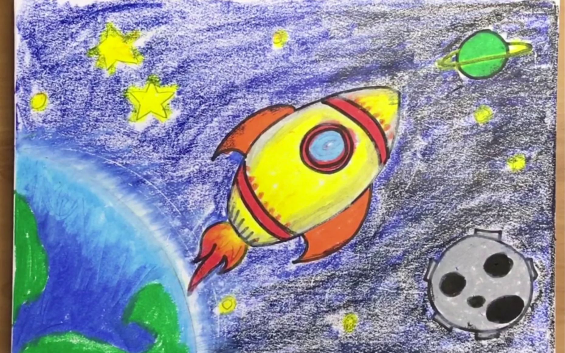 儿童画火箭|火箭怎么画|卡通火箭教程|怎么画卡通火箭|怎么画火箭|火箭...