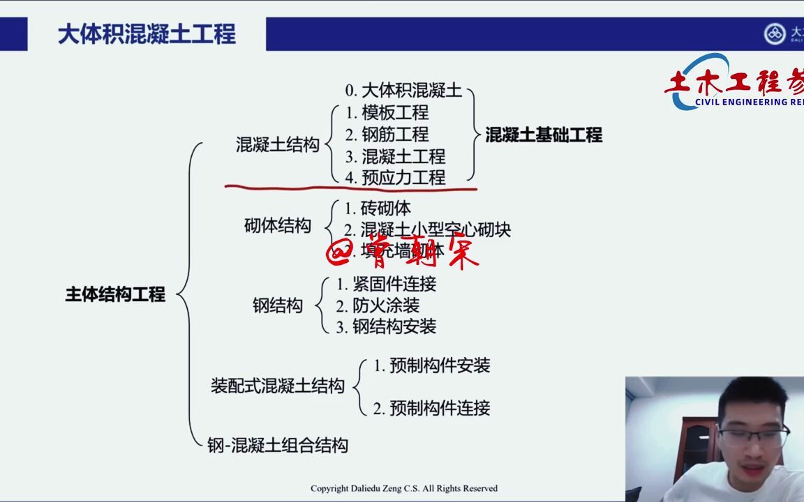 大立教育一建建筑通关班 21 大体积混凝土