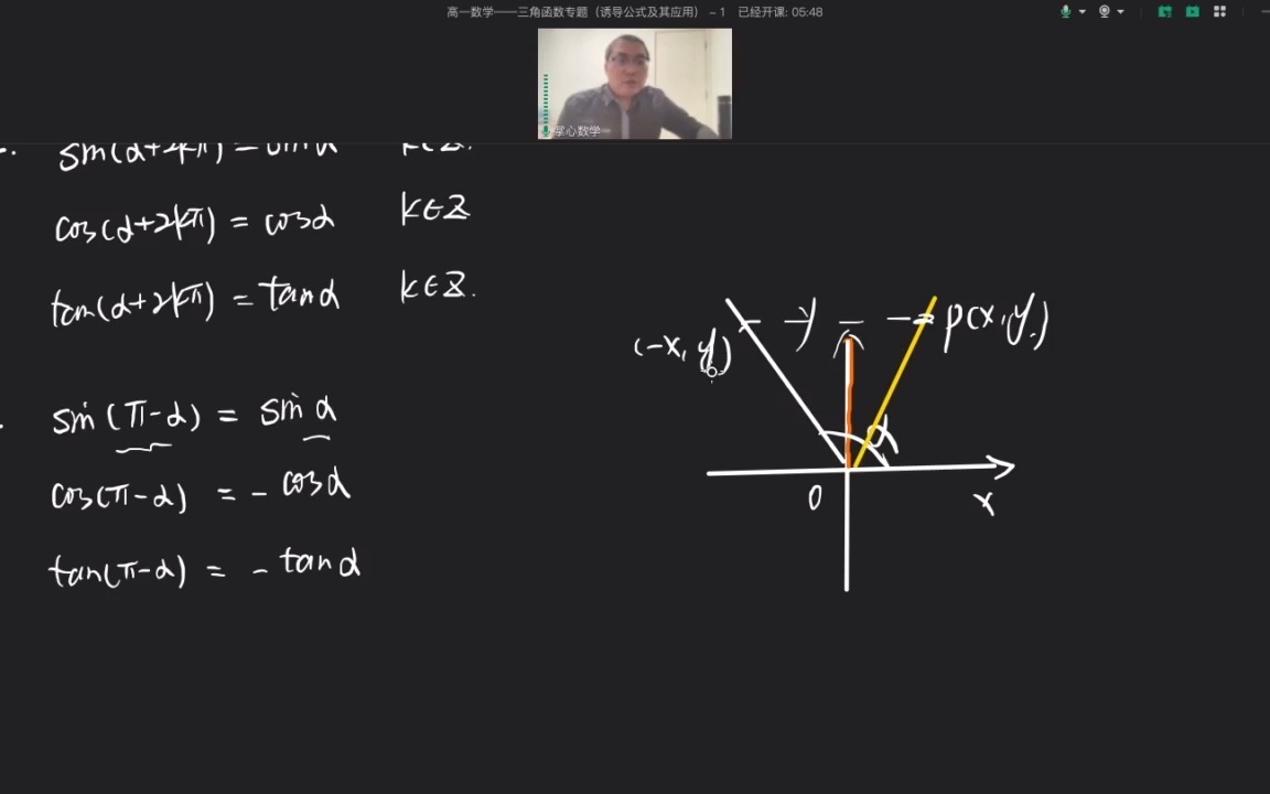 三角函数专题之诱导公式