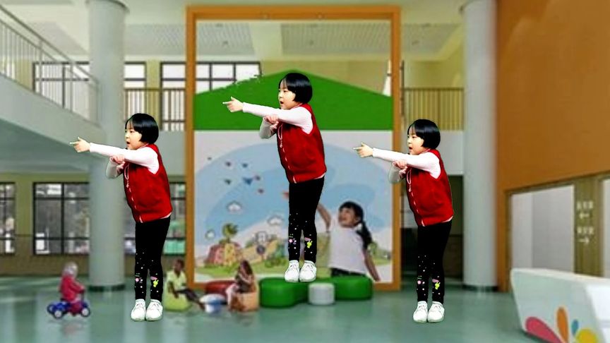 3-6岁幼儿园可爱舞蹈(我是勇敢小兵兵)孩子 表演动作 真可爱