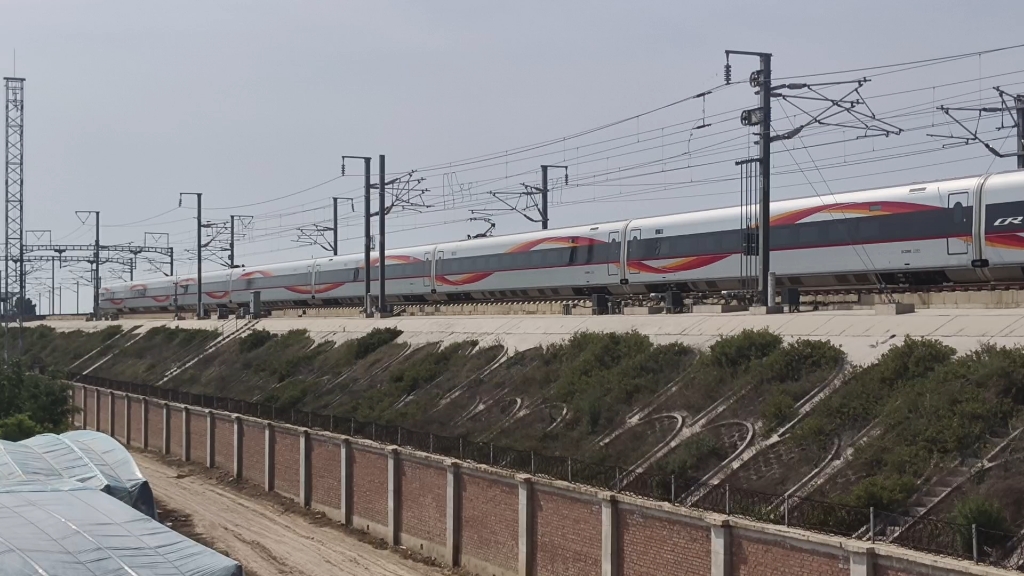 G219次列车济青高铁达速下行通过;智能复兴号动车组重连运行,主控车...