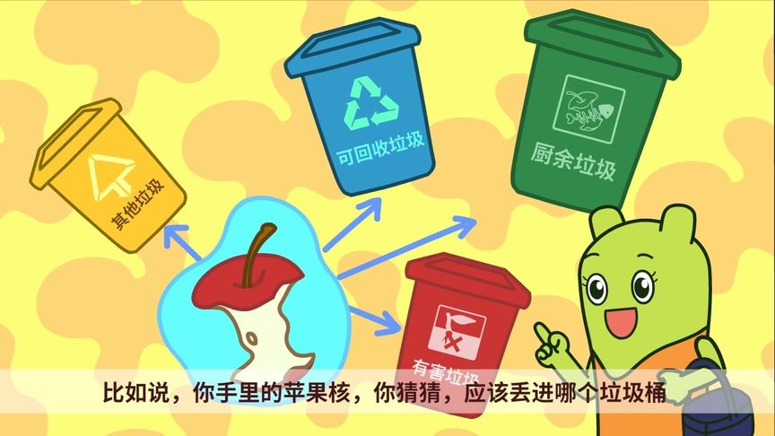 儿童早教动画 垃圾分类 看动画学知识太有趣啦
