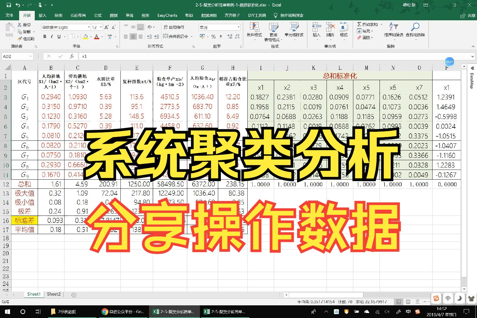 2-5-系统聚类分析简单案例-1