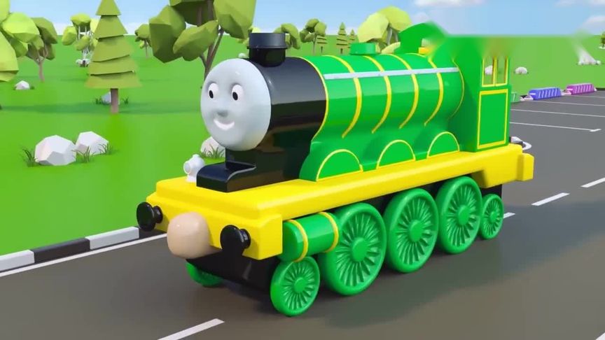 有趣卡通小火车,儿童动画片