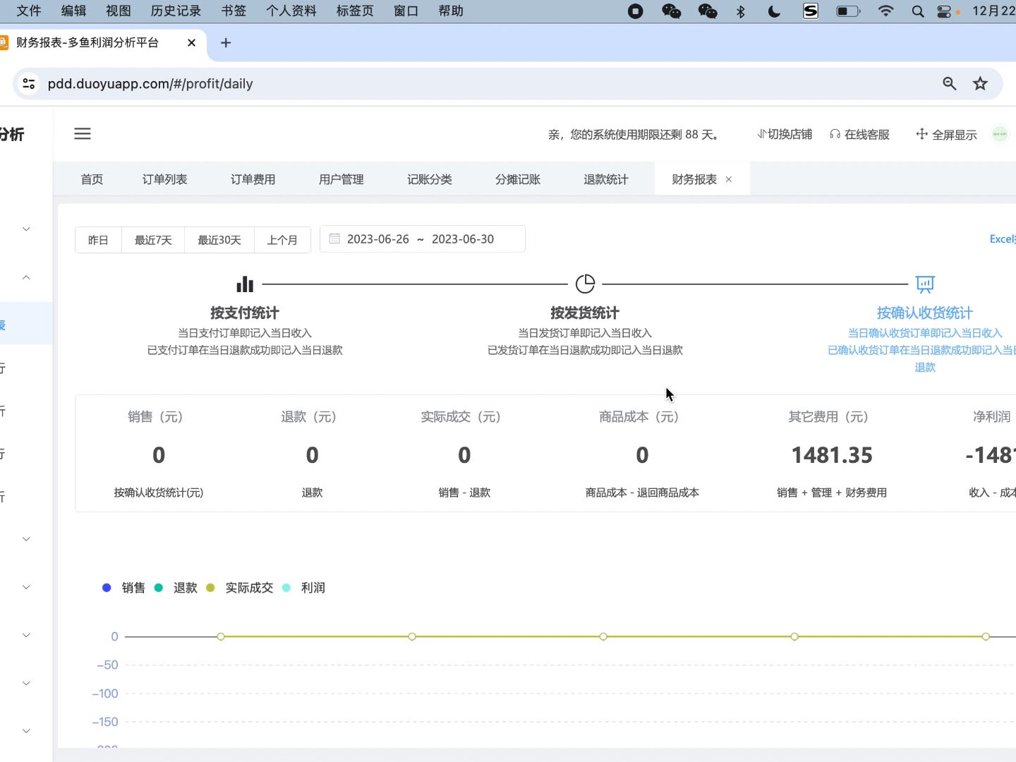 多鱼-财务统计-财务报表报表介绍