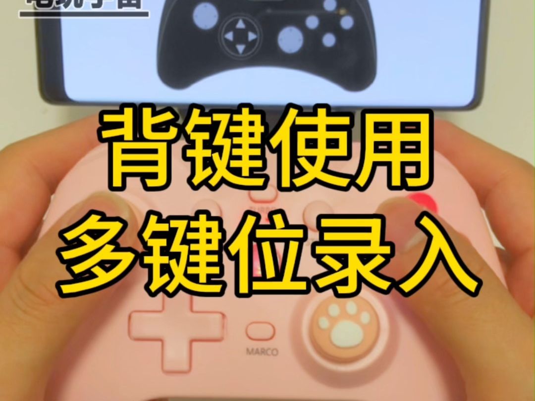 背键多键位录入教程_升级款手柄_我的世界_元宇宙电玩俱乐部【版权...