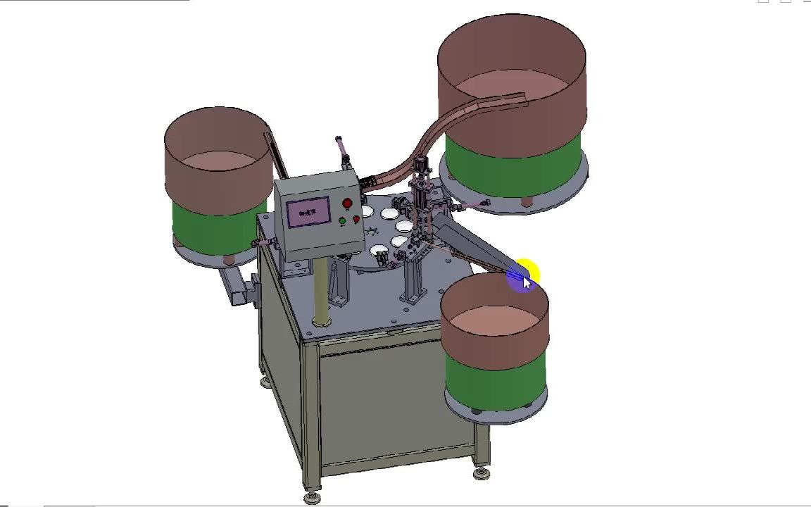 卡扣自动化组装设备,弹簧如何自动化上料?