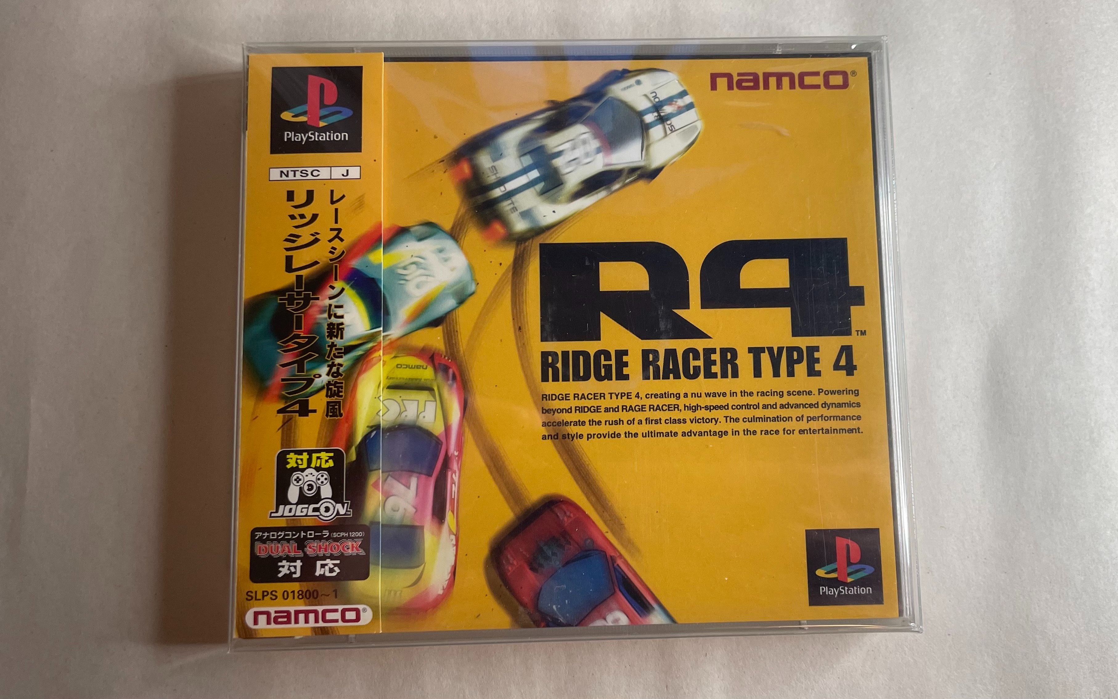 R4 山脊赛车 4 Ridge Racer Type 4 ps 日版 实体游戏 演示