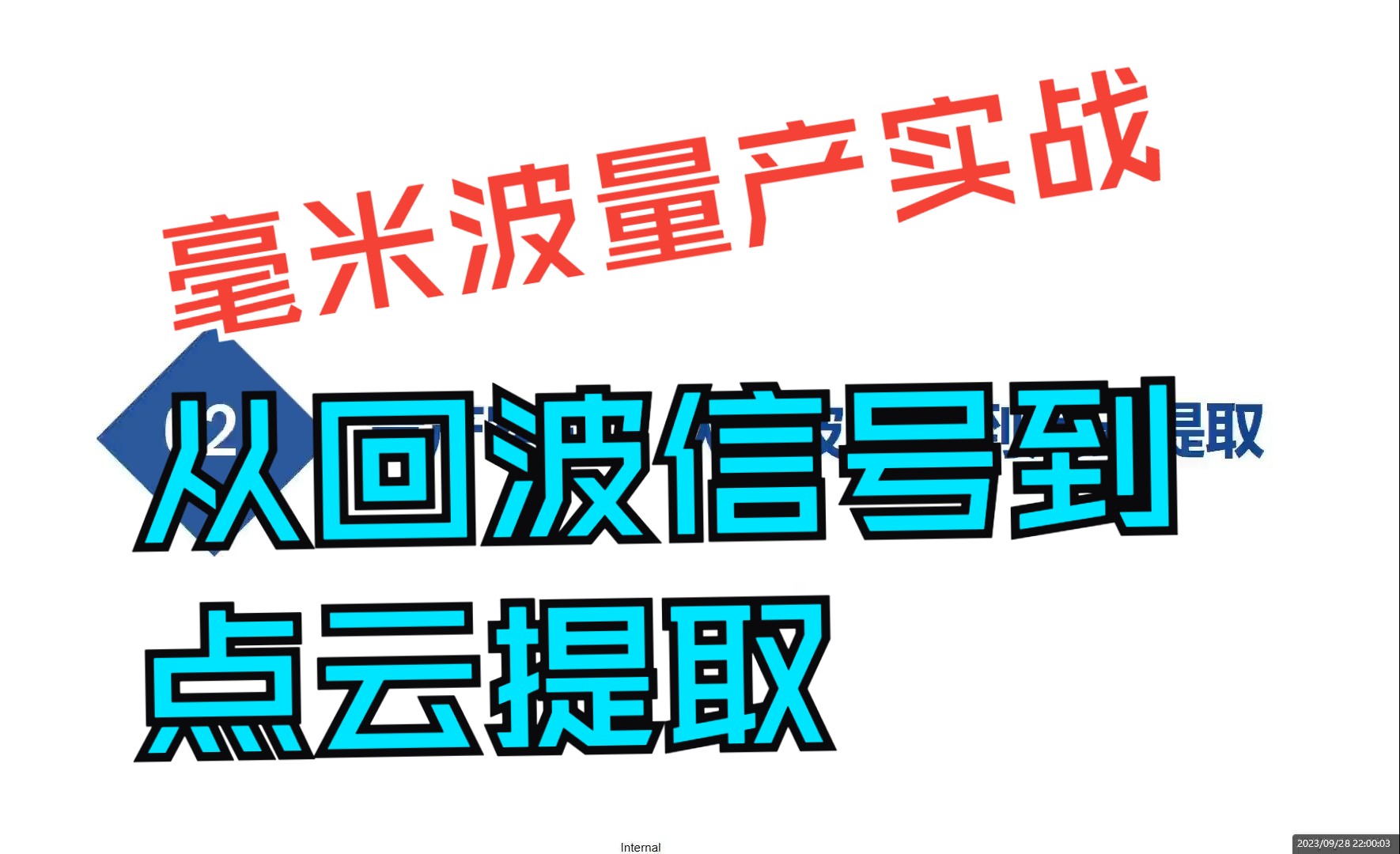 毫米波雷达量产实战!Radar是如何获取点云的?