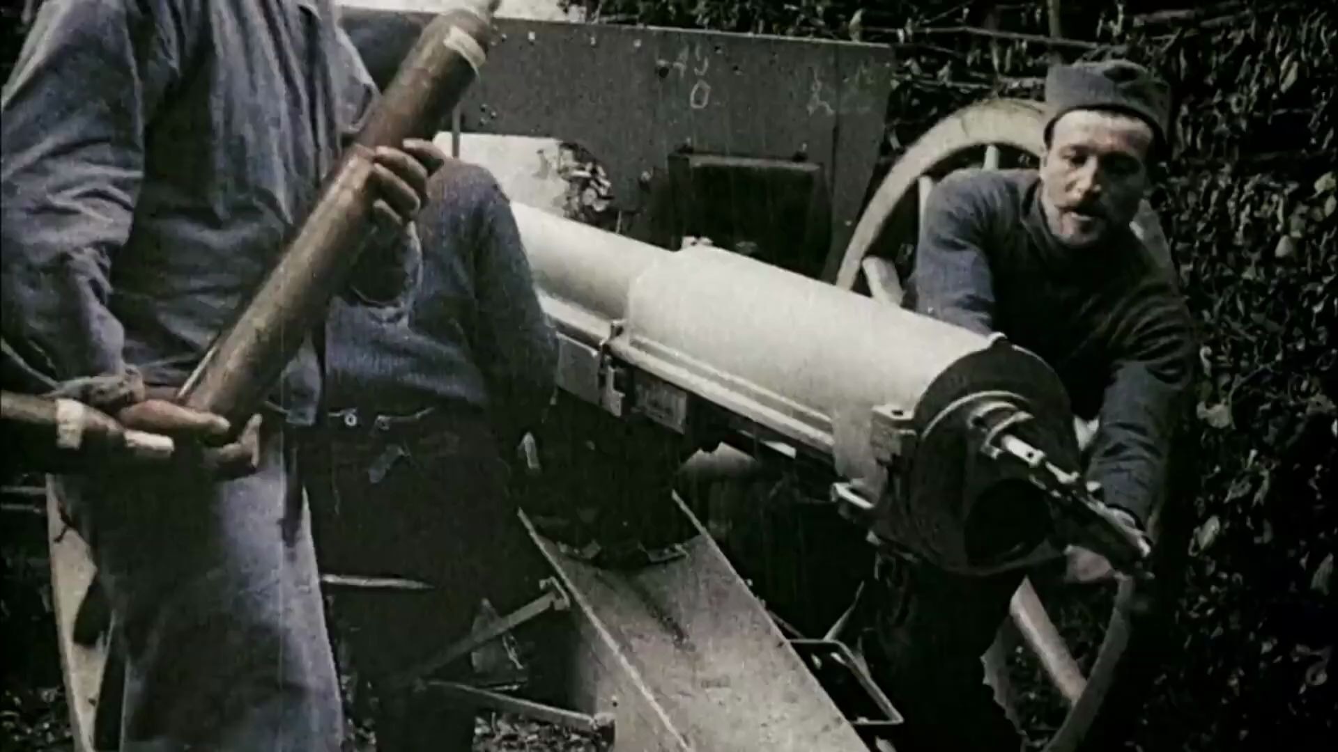 第一次世界大战法国军工厂与欧洲战场 后期彩色录像