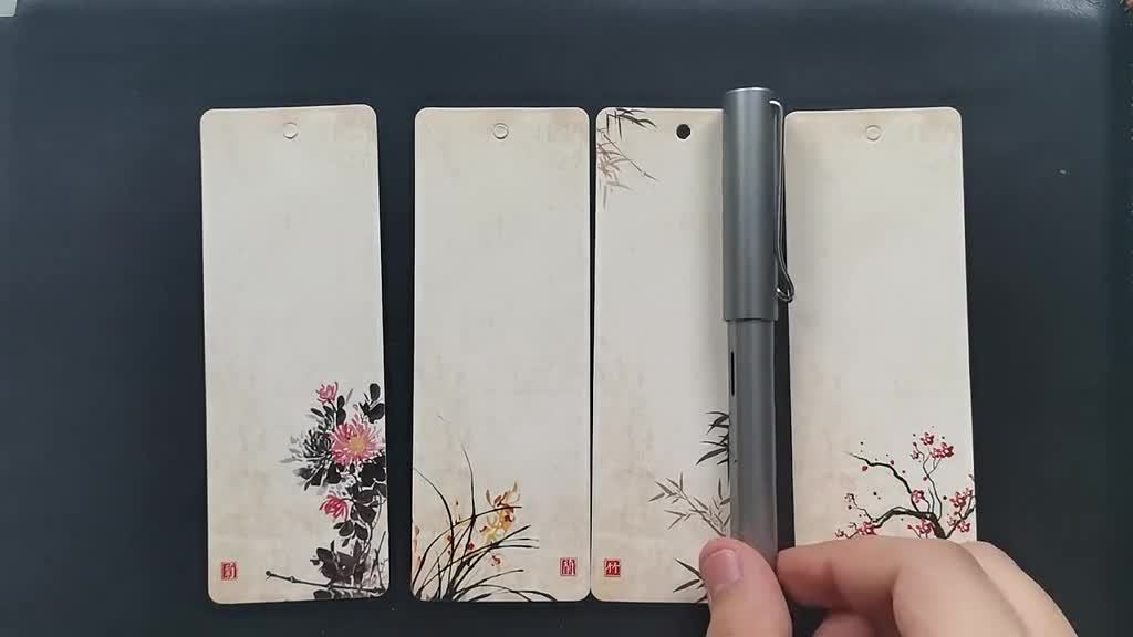 硬笔书法还能这样用?书签纸书写分享.