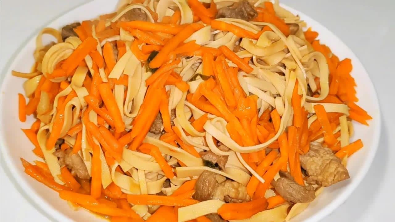 炒三丝 家常菜 家常菜100道简单炒菜 家常菜分享