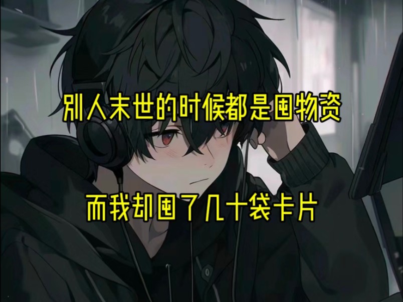 别人末世的时候都是囤物资,我却囤了几十袋卡片