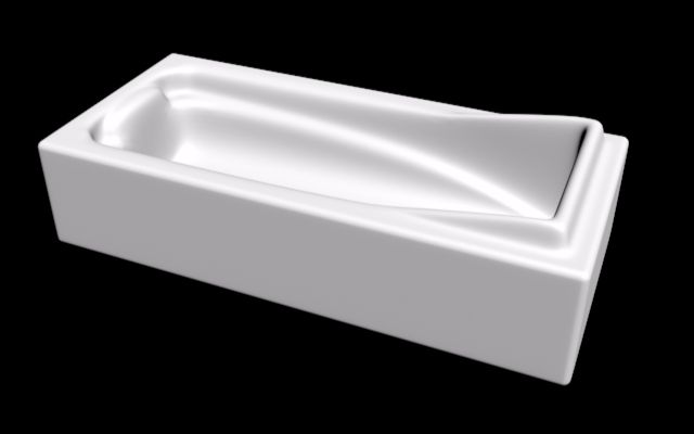 【3Dmax中级建模教程】浴缸建模