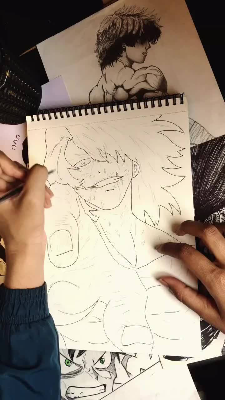 手绘的动漫人物