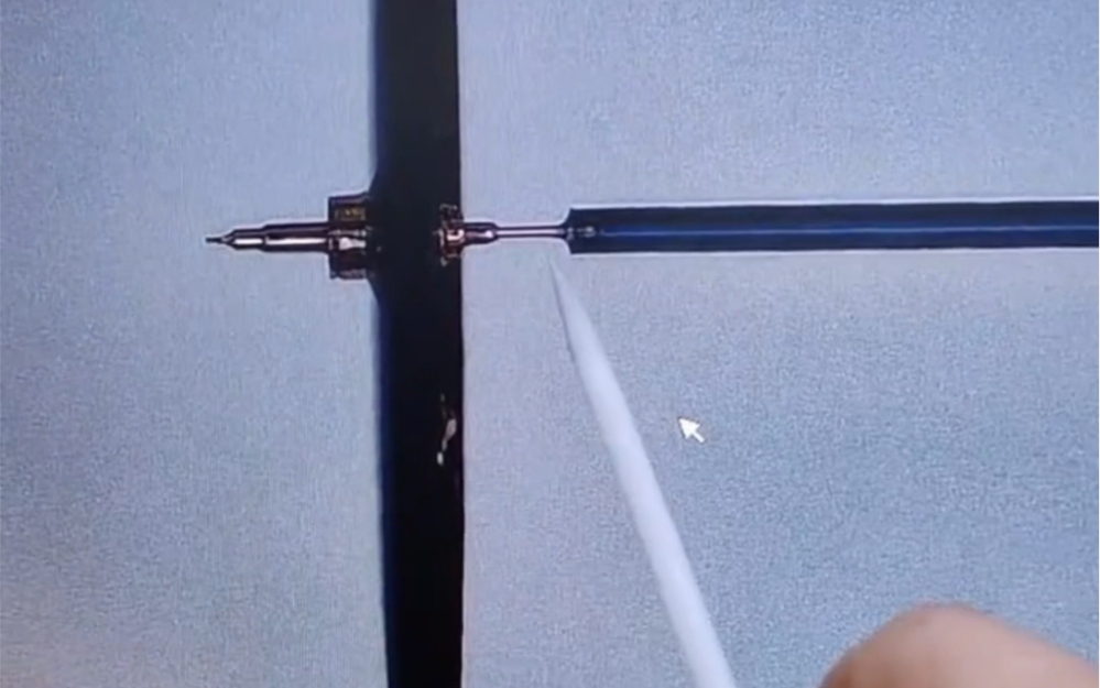 看看硅游丝摆尖断裂修复实录修表技术分享