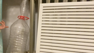 老式暖气片放水法,不需要买管子