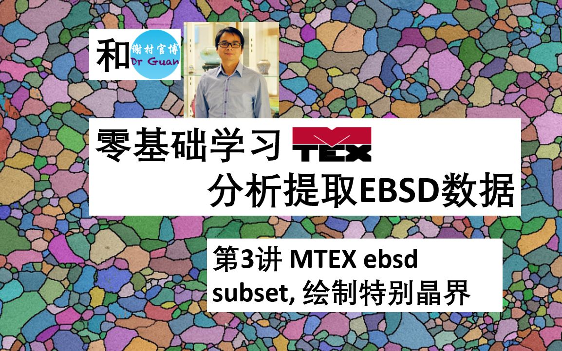 第3讲 MTEX ebsd subset, 绘制特别晶界