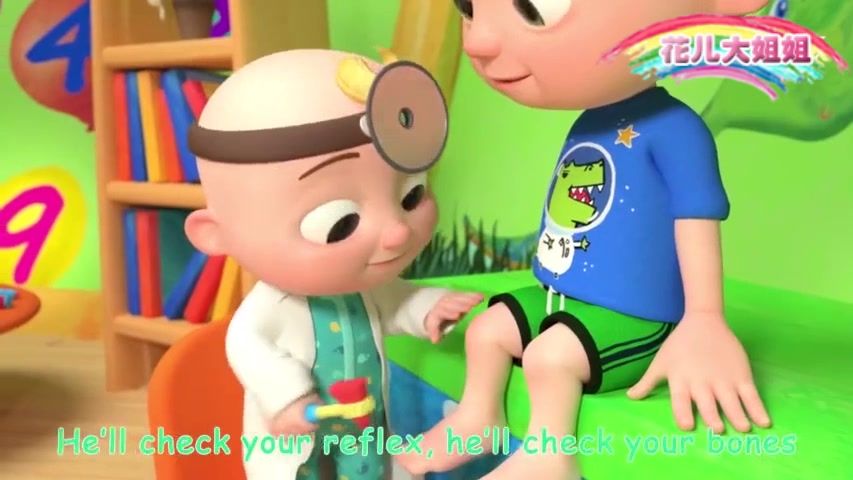 亲子游戏,宝宝扮医生,给小伙伴检查身体,模仿的真像!