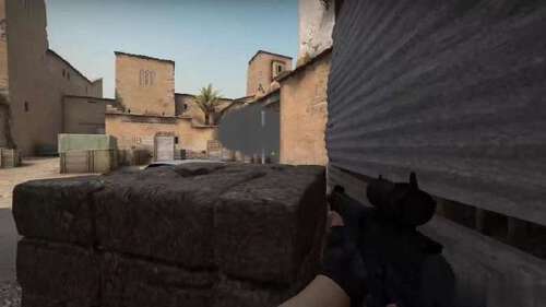 CSGO沙城B区神级修脚烟!学会这招轻松破点