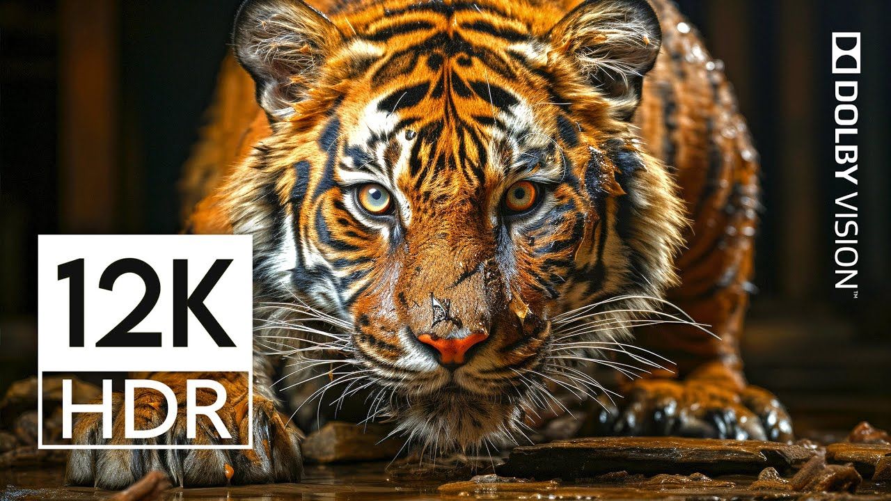 8K -狂野世界,极致色彩1 I屏幕测试,极致画质|杜比视界|电视屏幕测试|...