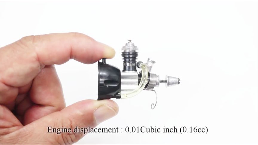 惊讶!手指头般大小、0.16cc的涡桨发动机居然也能跑起来!