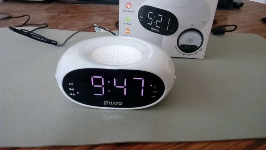 漂亮的带夜光的小音响!带收音.时钟.功放!音质真不错!