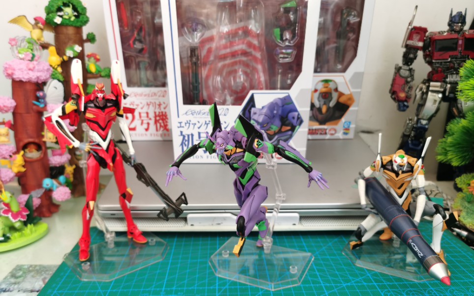 [模型分享]mafex eva 初号机 二号机 零号机改 新世纪福音战士 ...