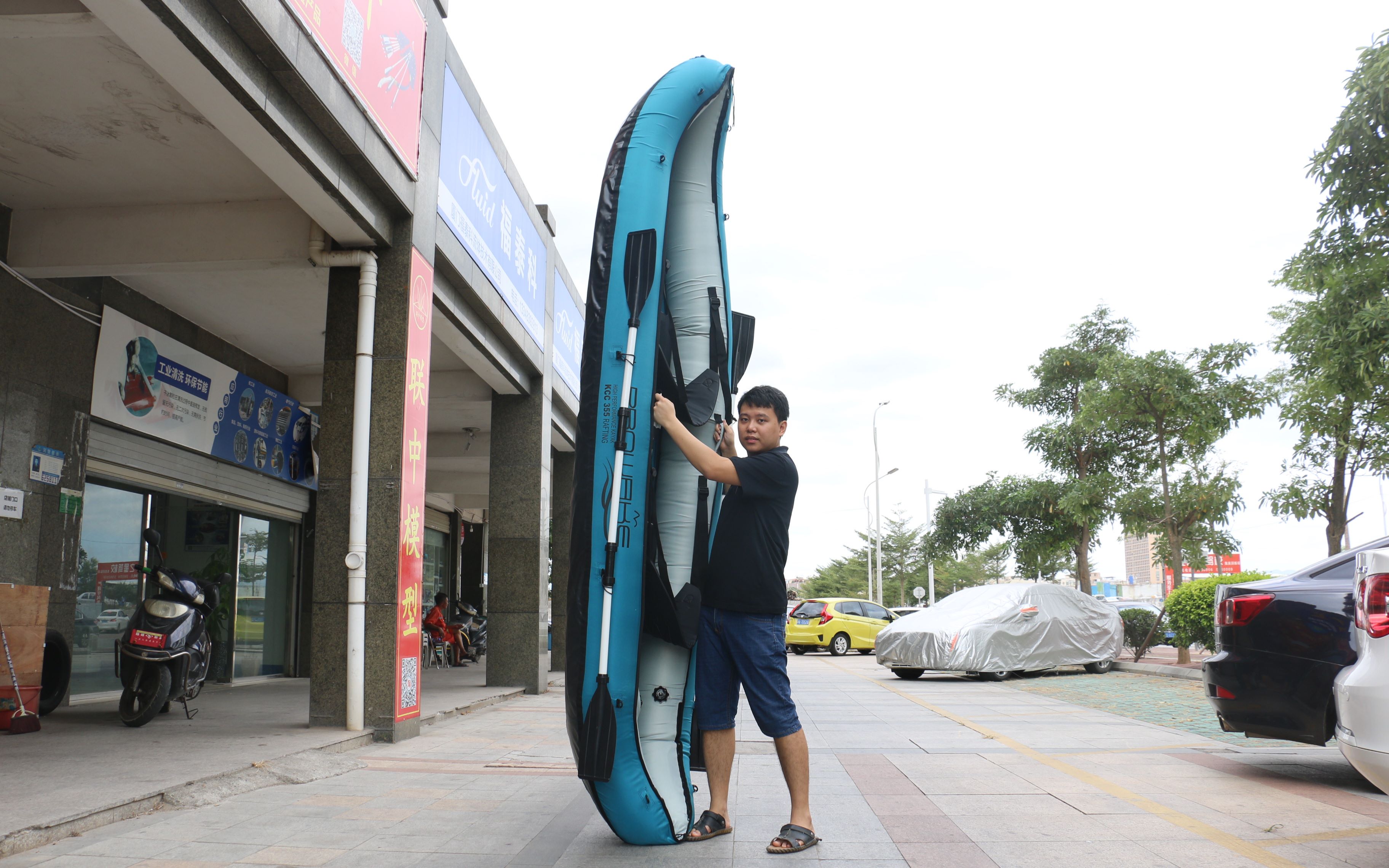 超酷的专业皮划艇飞云居双人皮划艇介绍橡皮艇结构介绍