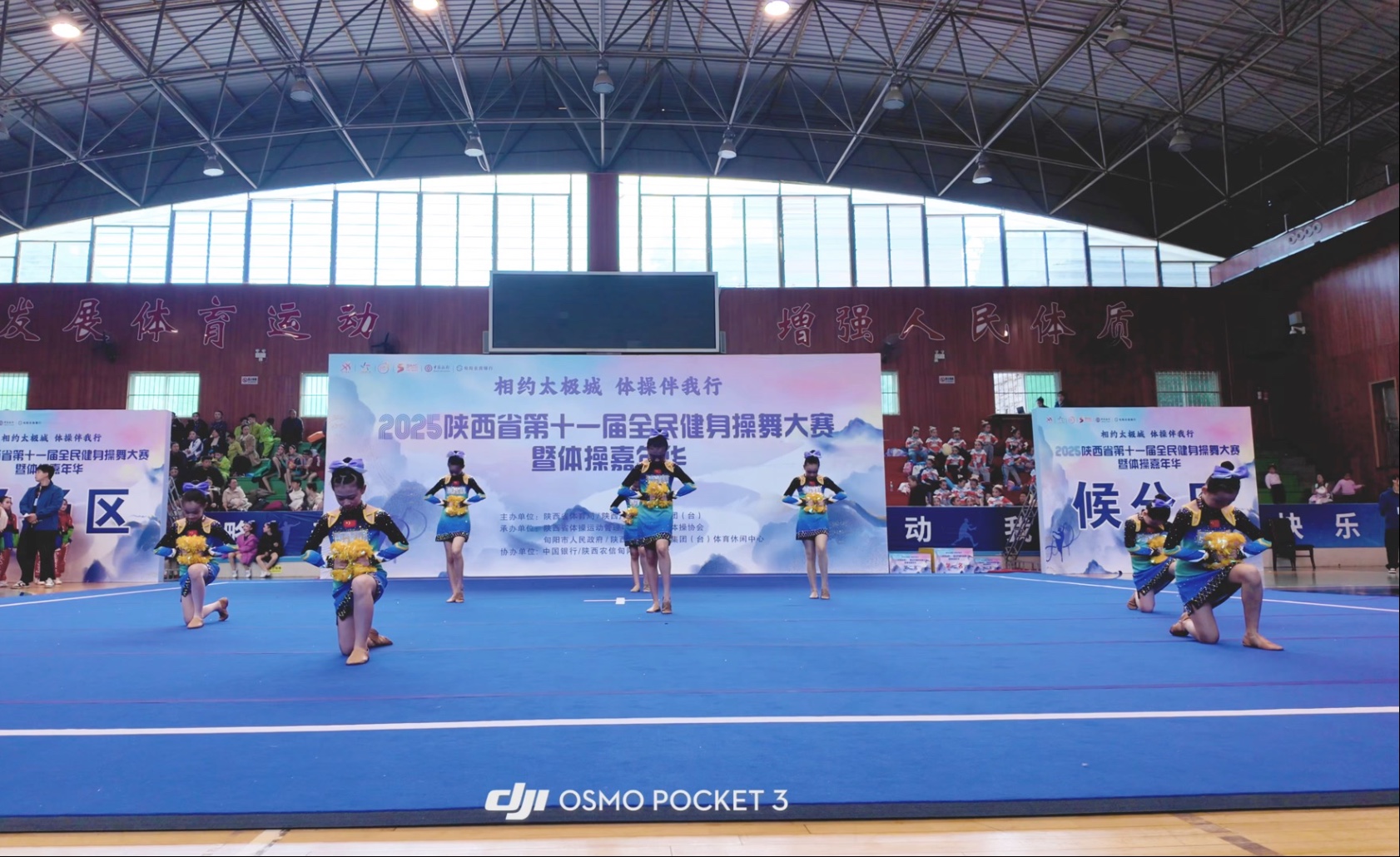 2025陕西省啦啦操比赛—2025版全国啦啦操规定动作 小集体组花球...
