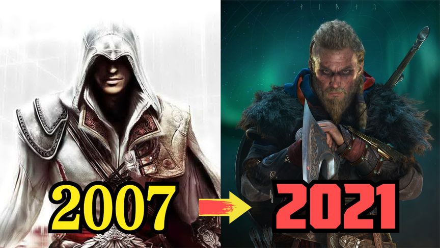 2007~2021《刺客信条》进化史!5分钟看完历代作品。