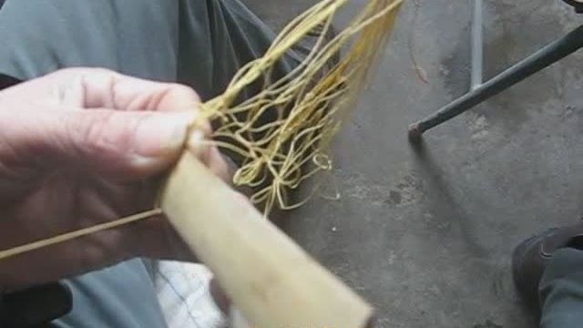 手抛网撒网编织方法4——生针