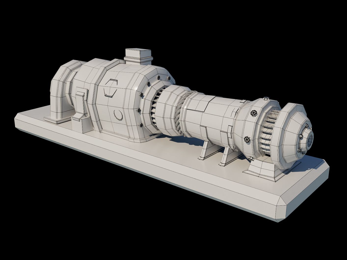 【maya建模】 科幻道具模型制作,3D道具建模案例讲解