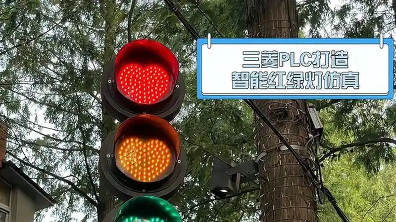 三菱PLC打造智能红绿灯仿真