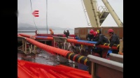220KV聚氨酯海底电缆保护管东部沿海施工现场