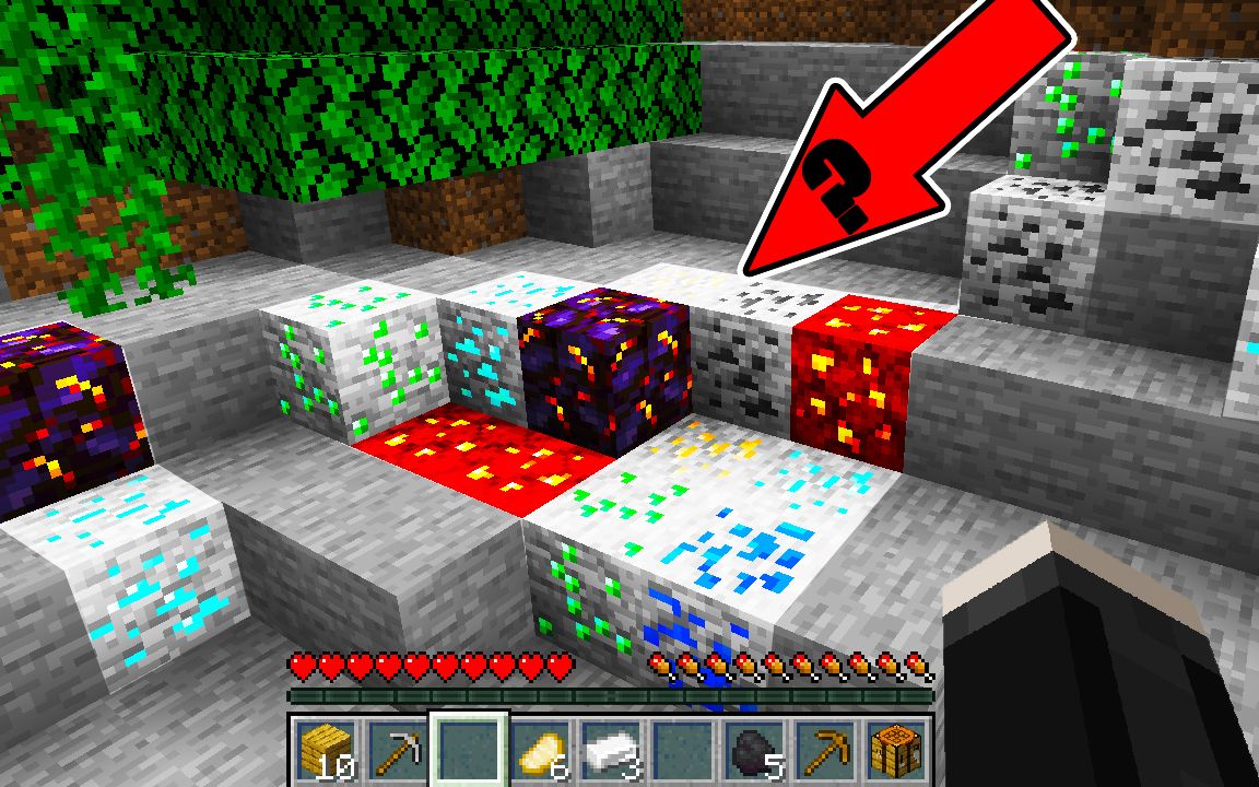 我的世界随机矿石生存挑战! 挑战通关MC打败末影龙!