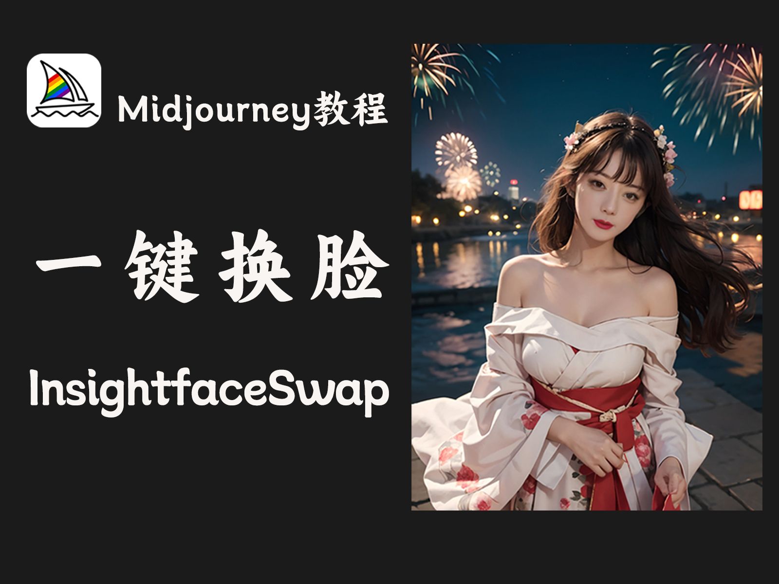 midjourney教程,如何使用insightface一键换脸,轻松实现拍摄AI绝美写真...