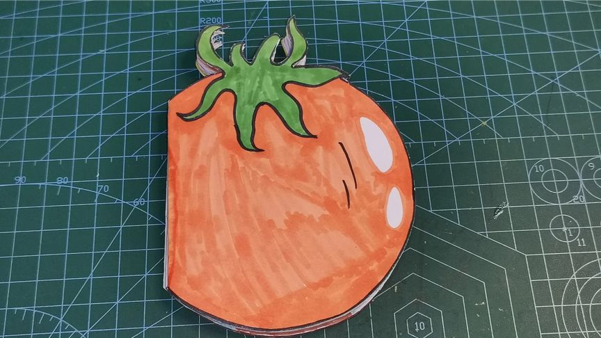 今天教大家制作绘本系列《番茄的生长过程》