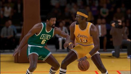 【布鲁NBA2K17实况】街头篮球:历史三巨头单挑!张伯伦vs拉塞尔(一)