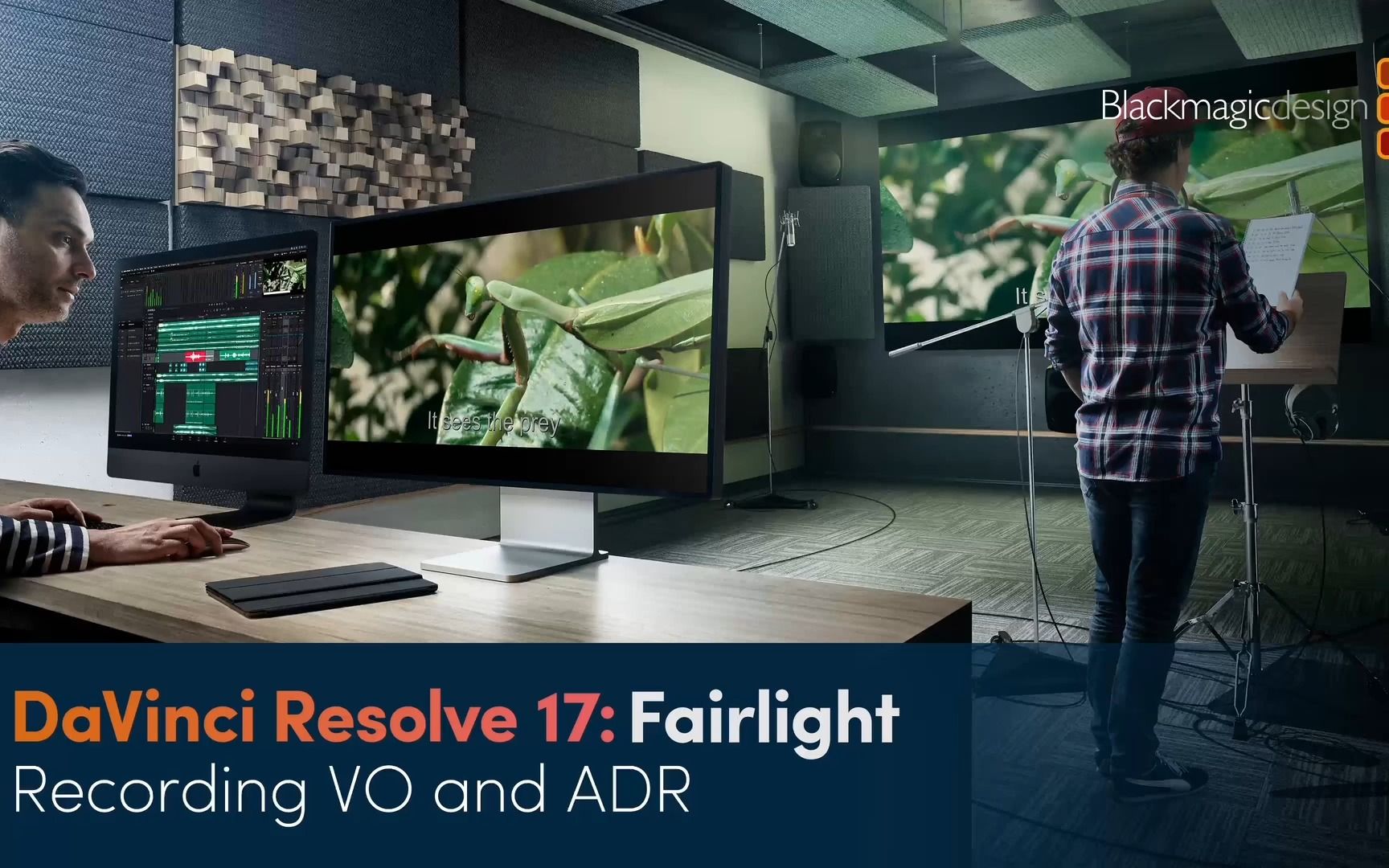 《达芬奇官方教程视频DaVinCi-记录VO和ADR》含中英文字幕