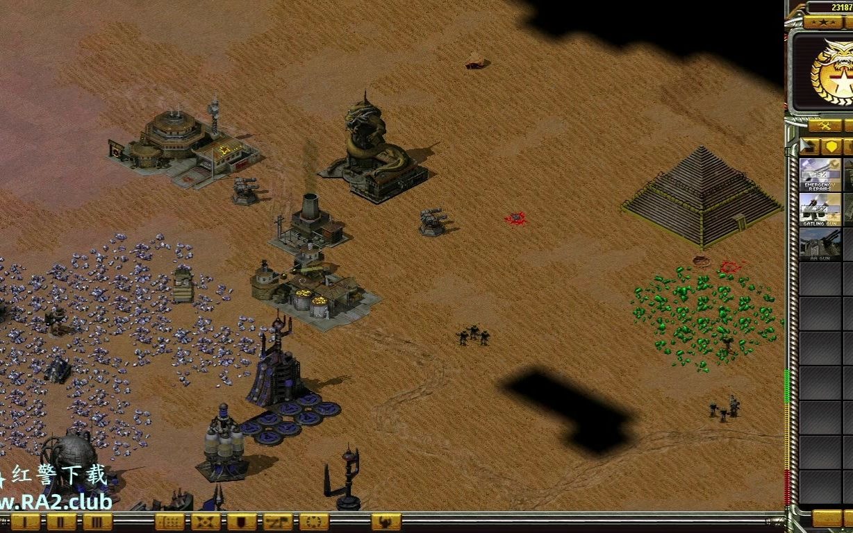 【红警360】试玩东方的崛起,我被红警里的雨天雪天沙尘天气惊艳到了