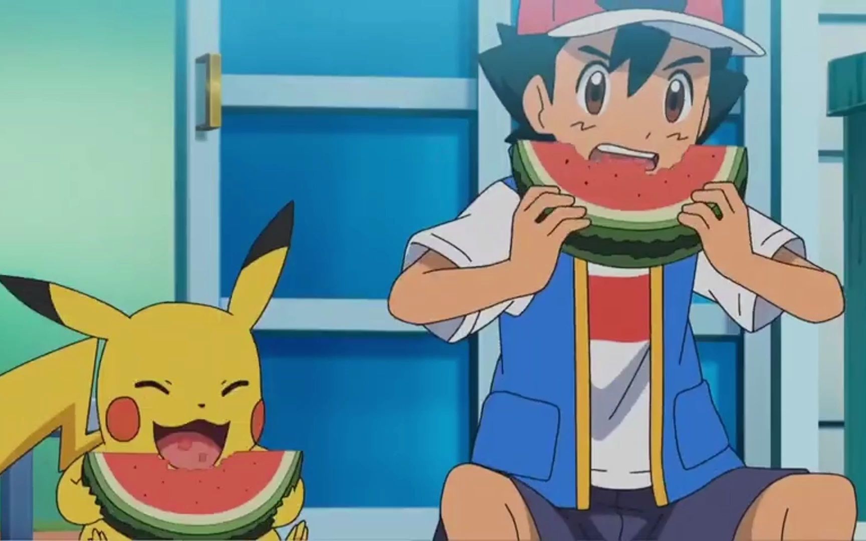 小智与皮卡丘奇妙默契~