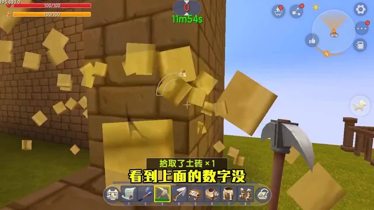 迷你世界:岩浆上升生存!食物玩具不能忘,在空中搭帐篷迎接胜利