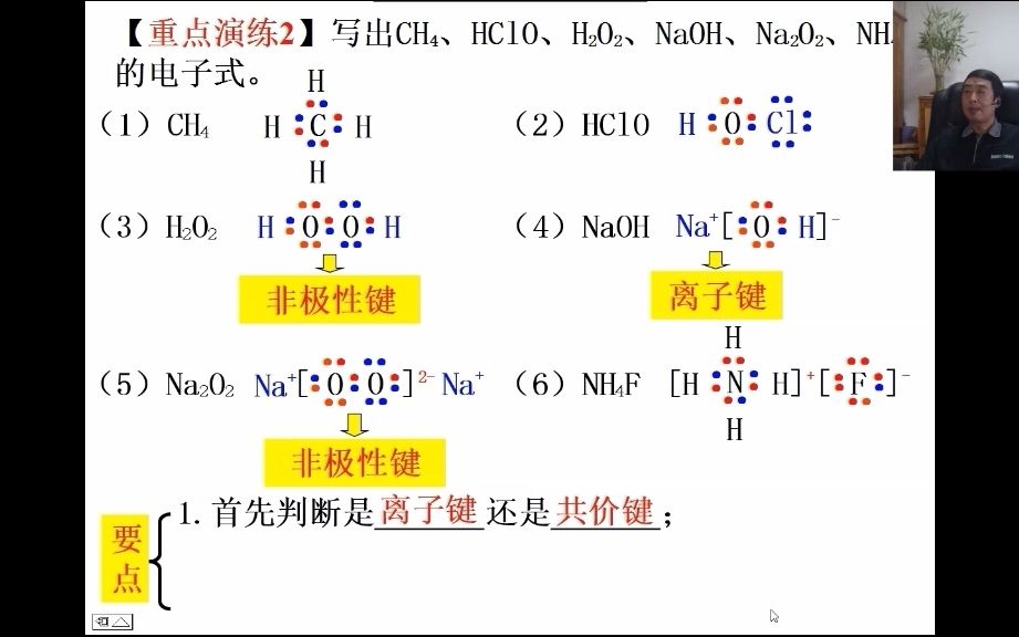 高一化学人教版《必修第一册》4.3.3化学键(3)