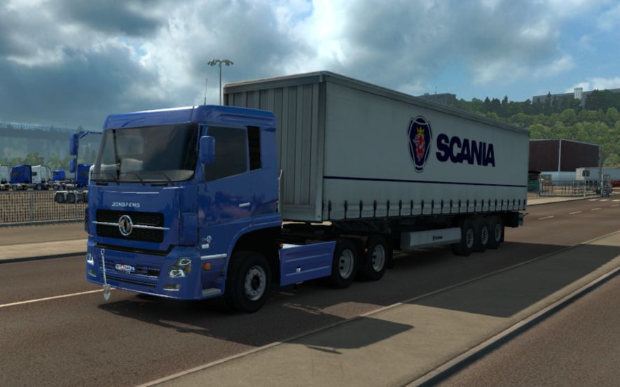 【欧洲卡车模拟2】老司机的欧卡日常(东风天龙 375马力)